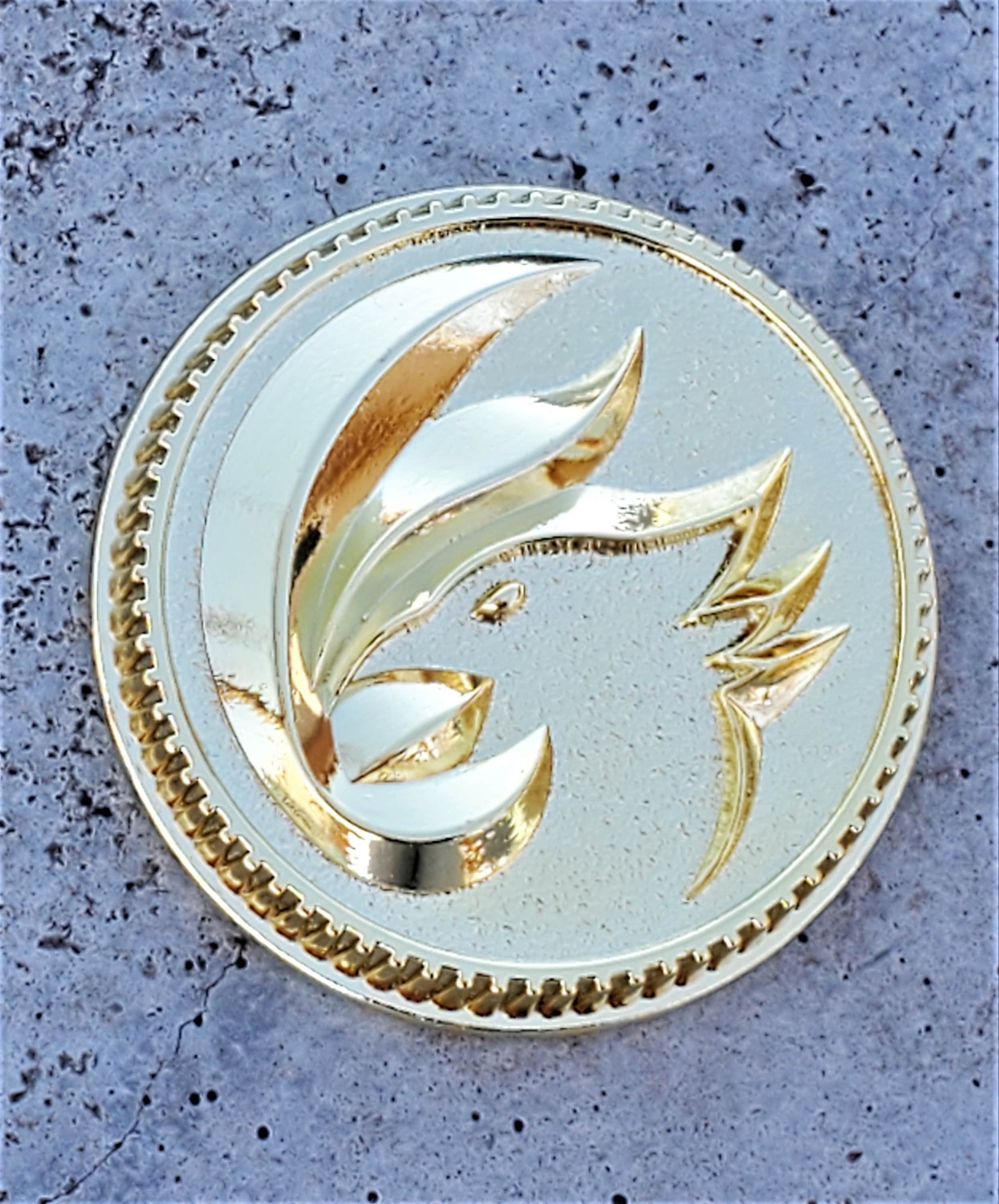 Blazing Phoenix Legacy Coin Gold Made for Bandai Legacy Morpher - Etsy