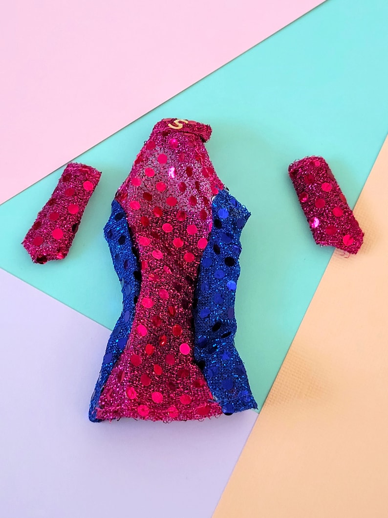 Custom Spice Girls Emma Bunton Baby Spice Dark Blue Fashion Dress 11.5 ...