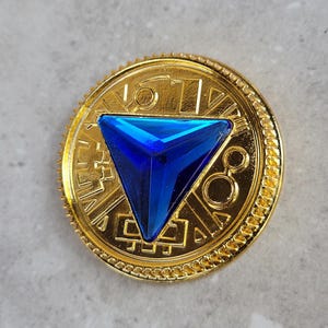 Six Zeo Crystal Ranger Coin Set of 6 Gold for Bandai Power Legacy ...