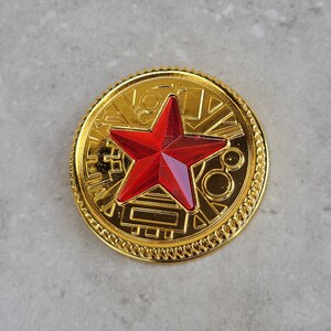 Red Crystal Star Gold Gem Power Coin Made for Legacy Master Morpher ...
