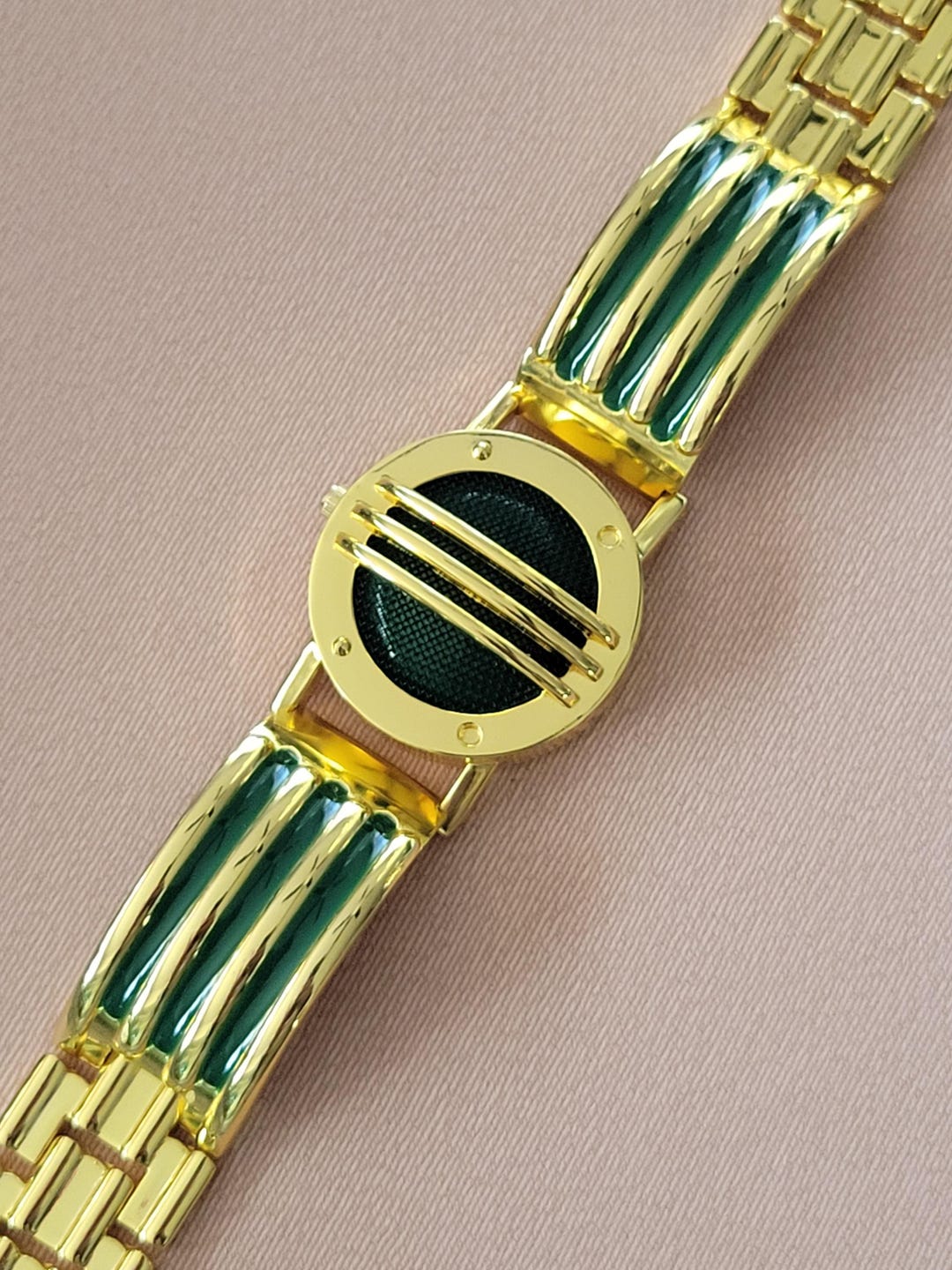 Green Gold Communicator Power Bracelet Ranger Cosplay - Etsy