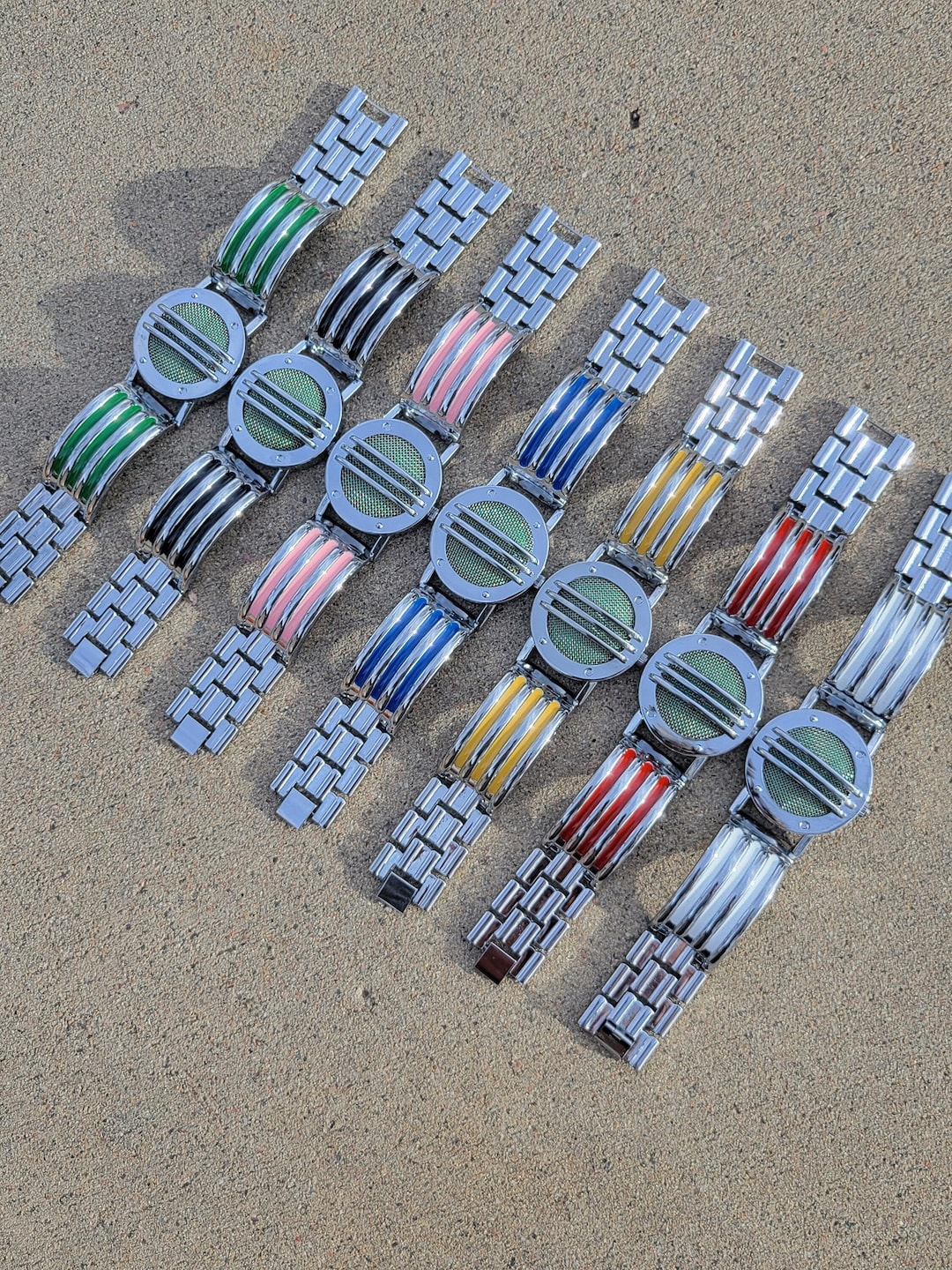 Set of 7 Ranger Communicator Power Bracelet Cosplay Prop Cosplay - Etsy