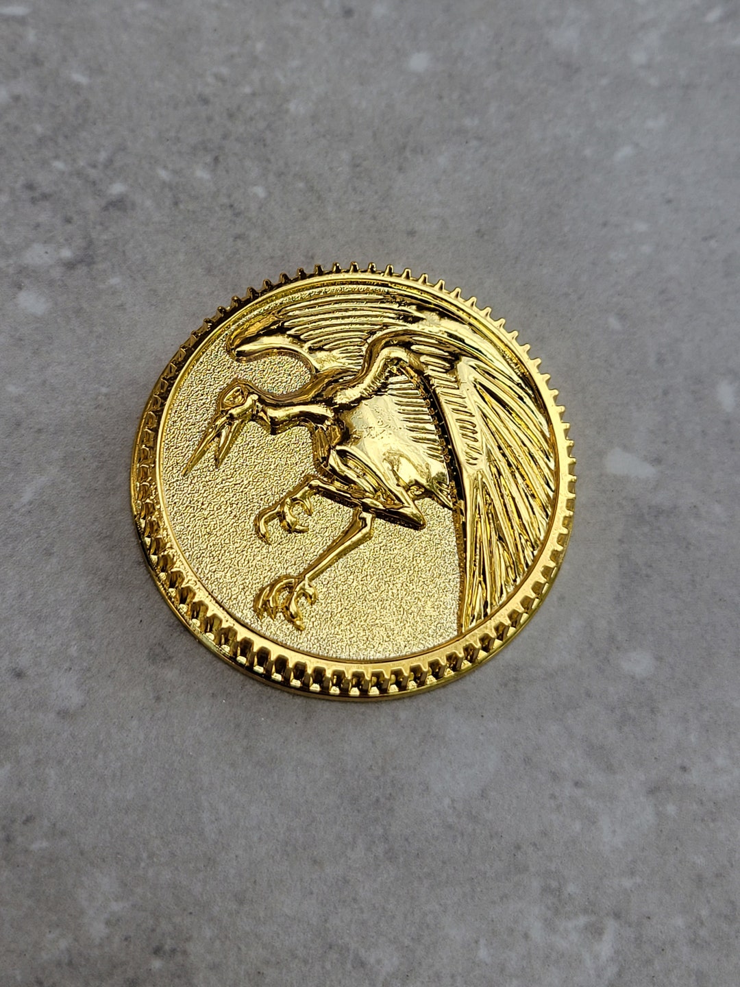 Ninja Ninjetti Gold CRANE Power Coin Legacy Morpher Prop - Etsy