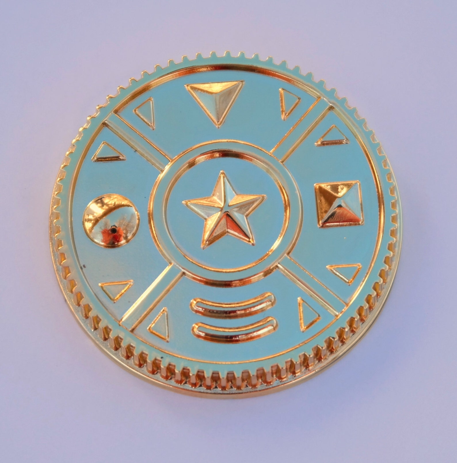 Zeo Tribal Legacy Power Coin-gold Prop Cosplay Master Morpher - Etsy