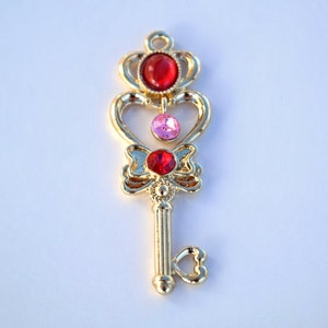 Sailor Moon R Time Key Crystals Chibiusa Chibi-moon Pluto Rini Cosplay ...