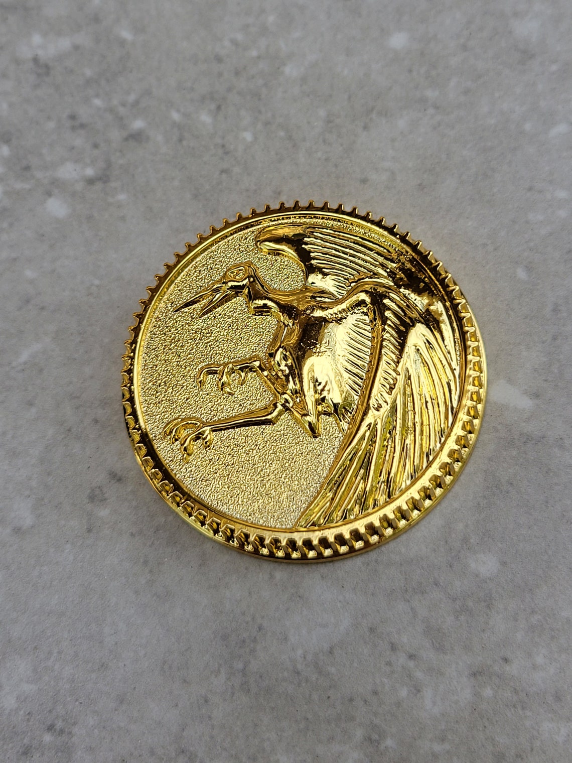 Ninja Ninjetti Gold CRANE Power Coin Legacy Morpher Prop - Etsy