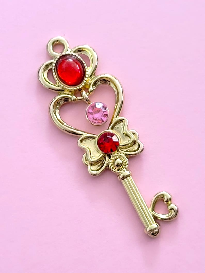 Sailor Moon R Time Key Crystals Chibiusa Chibi-moon Pluto Rini Cosplay ...