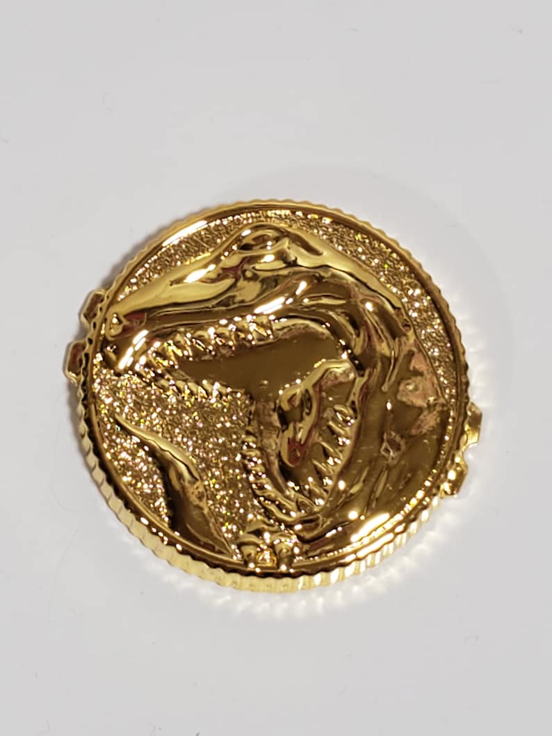 91/93 T-rex Tyrannosaurs Power Coin-Gold Chrome Fits 1991-93 | Etsy