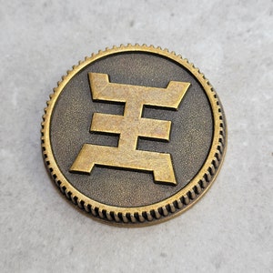 Gold King Legacy Power Coin-weathered Prop Cosplay Legacy Master ...
