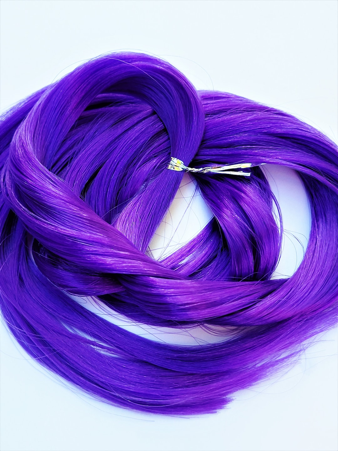 Buy Nylon Doll Hair Purple Pie Man Rerooting Custom Doll Custom My ...