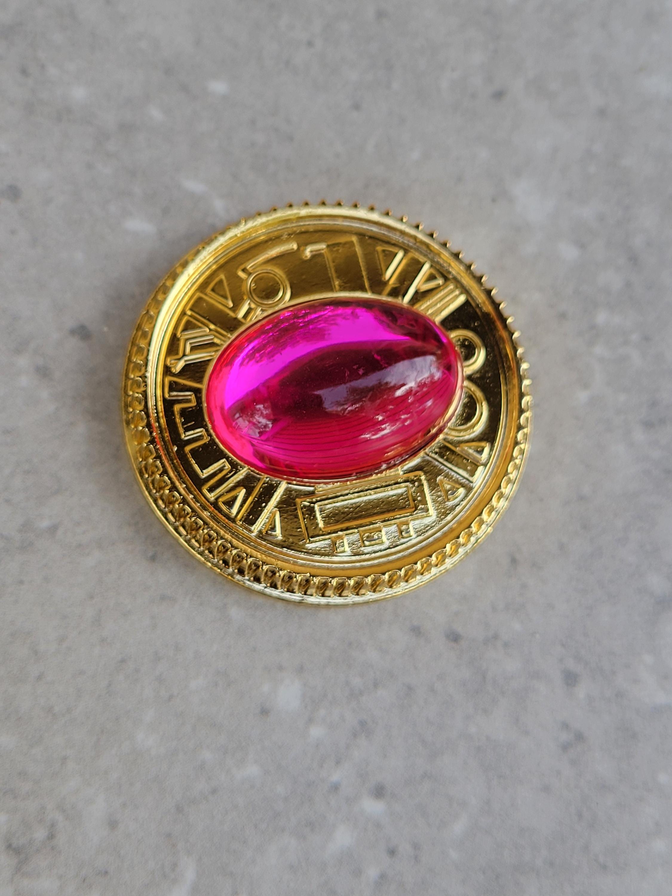 Six Zeo Crystal Ranger Coin Set of 6 Gold for Bandai Power Legacy ...
