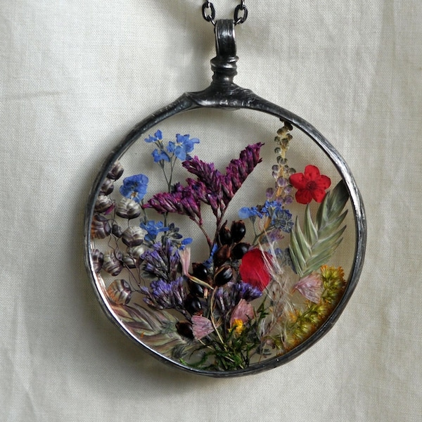 Botanical Necklace - Etsy