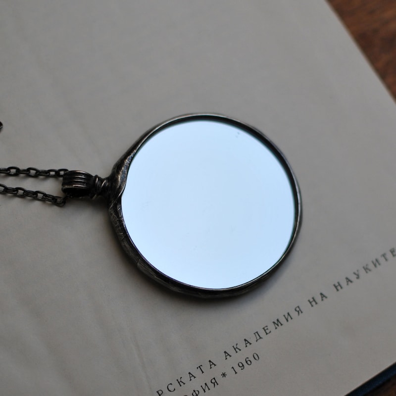 Mirror Necklace - Etsy