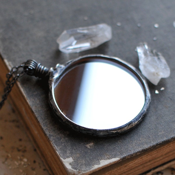 Mirror Necklace - Etsy