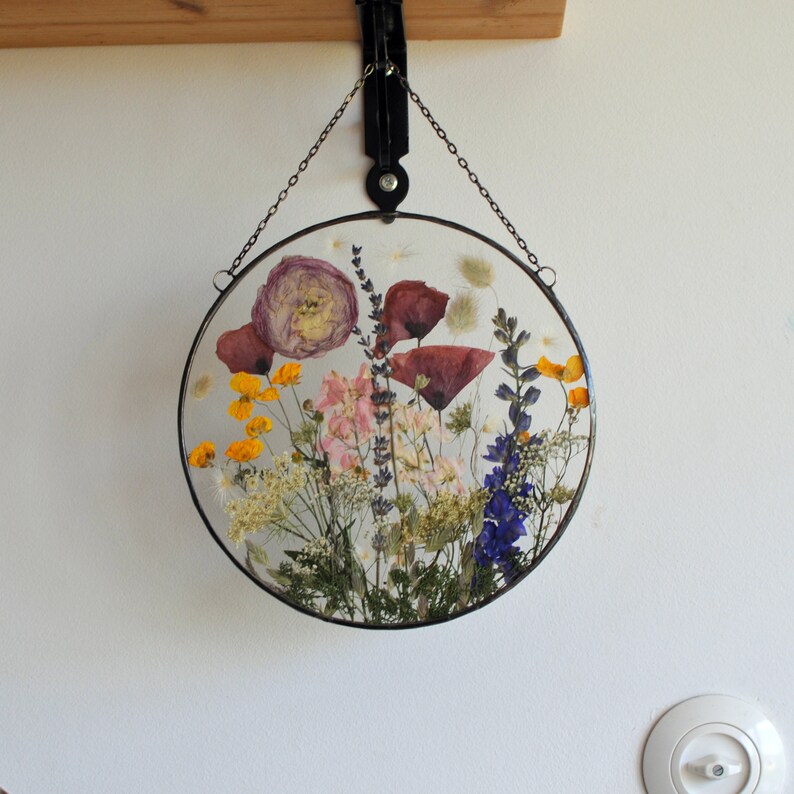 Custom Family Birth Flower Bouquet: Pressed Flower Frame Decor - Etsy