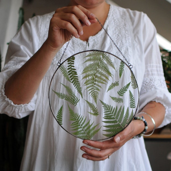 Fern Glass Wall Panel - Etsy