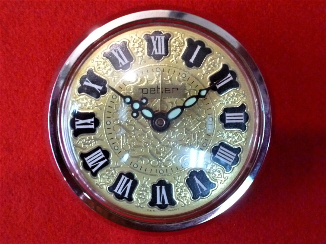 New Old Stock 70's PETER German Insertion Alarm Clock Mechanism-winding ...