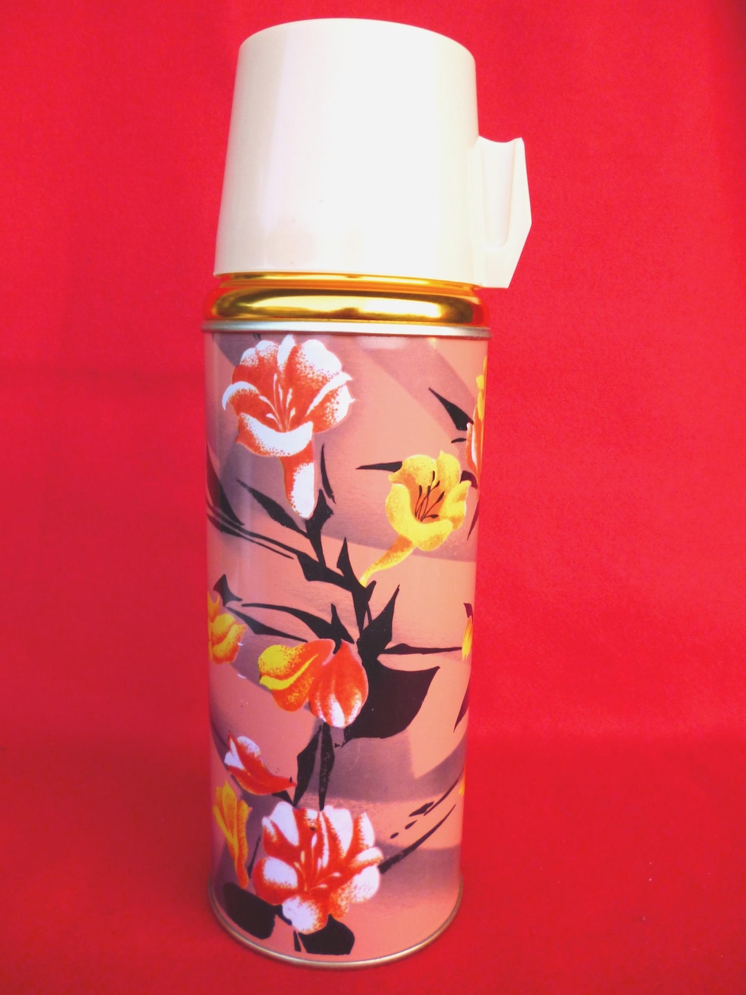 New Old Stock 80's Thermos - Vintage Thermos - Coffee Thermos - Cup ...