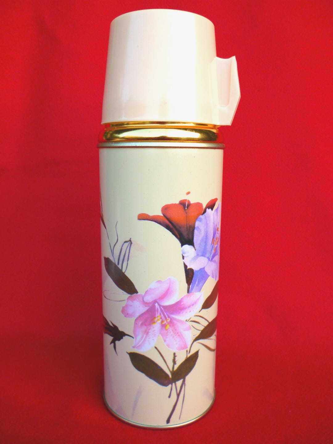 New Old Stock 80's Thermos - Vintage Thermos - Coffee Thermos - Cup ...