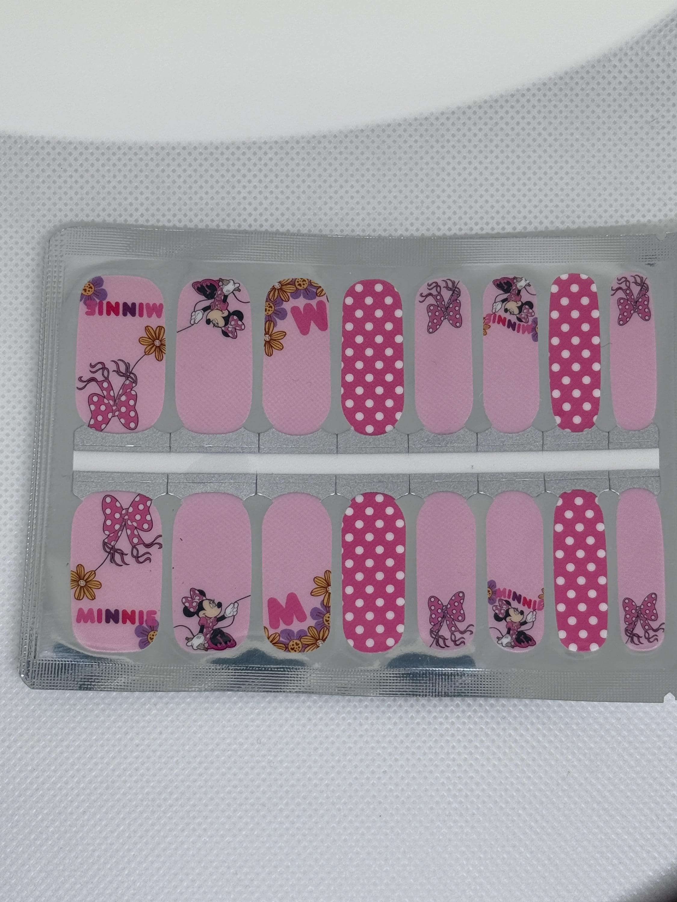 Minnie Mouse Nail Polish Strips: Easy DIY Nail Art - Etsy