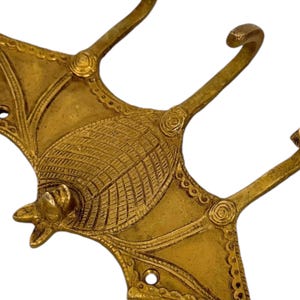 Vintage Brass Bat Key Hooks, Bat Wall Mounted Key Hanger, Bat Jewellery ...