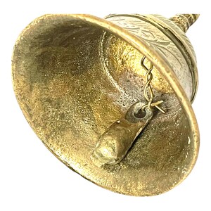 Vintage Brass Hanuman Bell Hindu Temple Hand Bell Hindu - Etsy