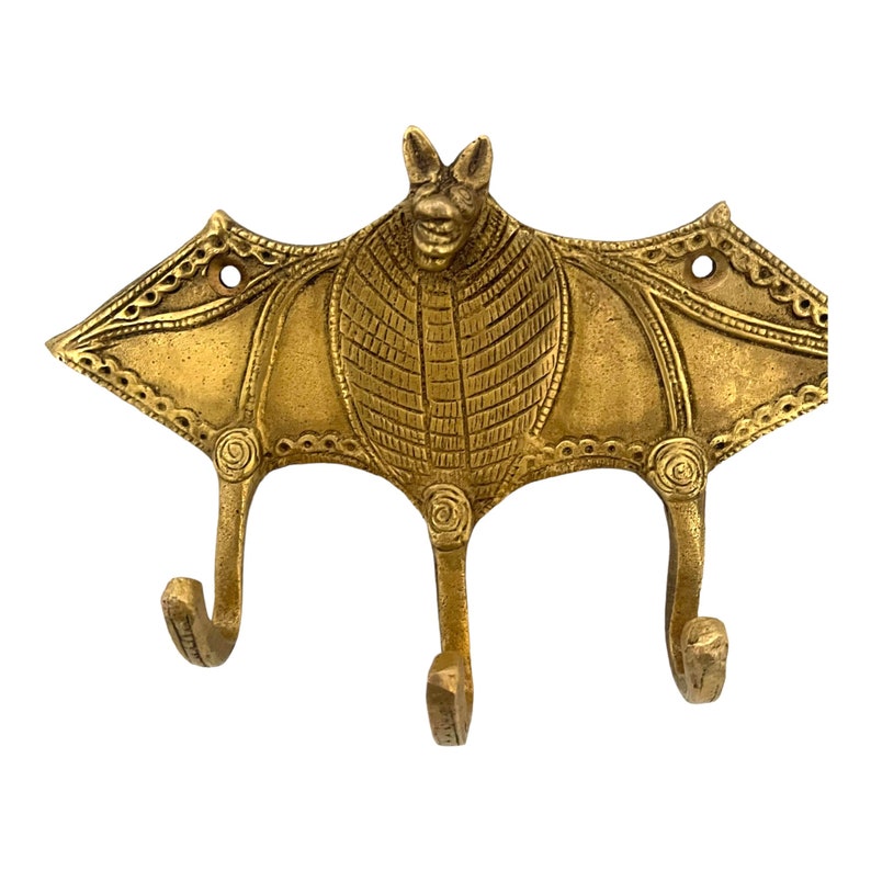Vintage Brass Bat Key Hooks Bat Wall Mounted Key Hanger Bat - Etsy