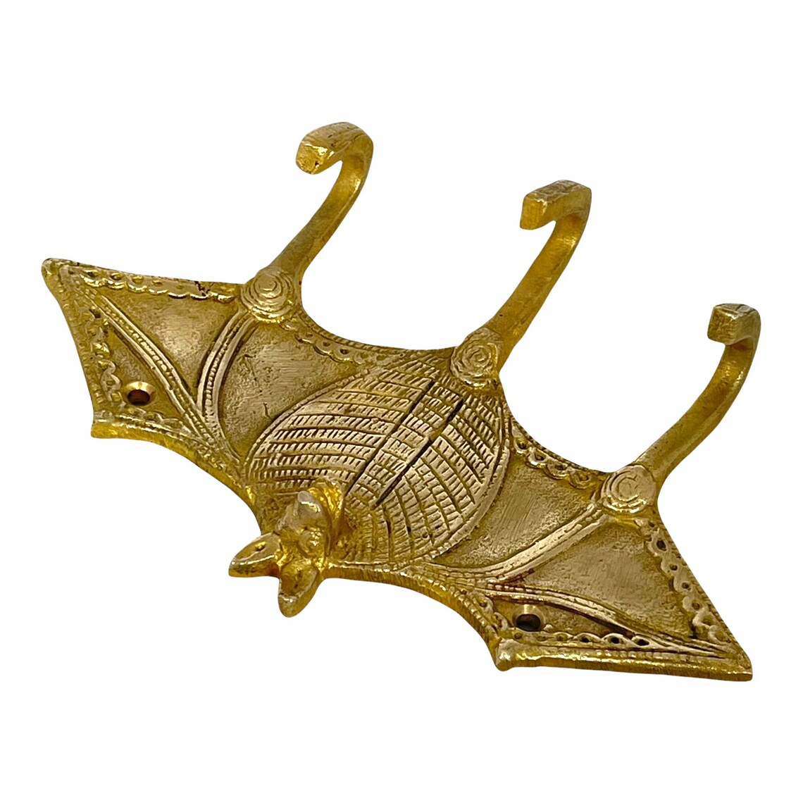 Vintage Brass Bat Key Hooks Bat Wall Mounted Key Hanger Bat | Etsy