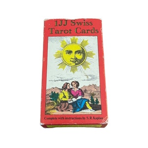 Vintage Tarot Card Deck, AG Muller Swiss Cards 78 Set Instructions, Tarot Readings, Oracle ...