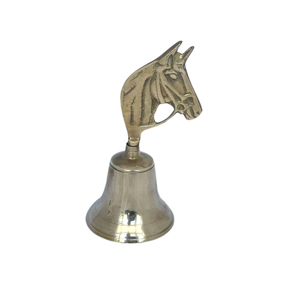 Vintage Brass Bell Brass Horse Bell Equine Bell Visitors - Etsy