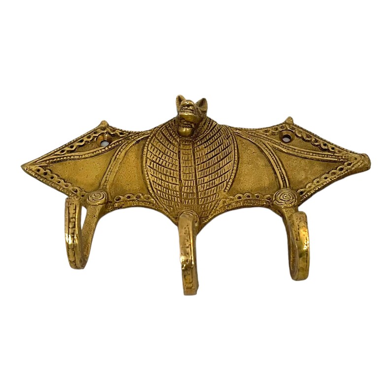 Vintage Brass Bat Key Hooks Bat Wall Mounted Key Hanger Bat - Etsy