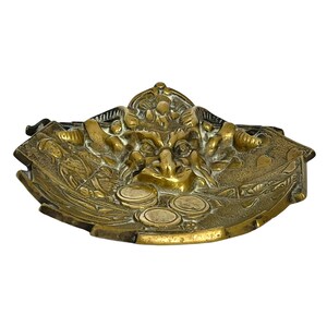 Vintage Brass Devil Dish Antique Coin Dish Card Gambling - Etsy