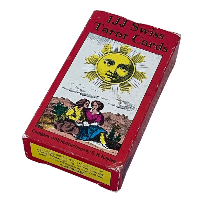 Vintage Tarot Card Deck AG Muller Swiss Cards 78 Set - Etsy