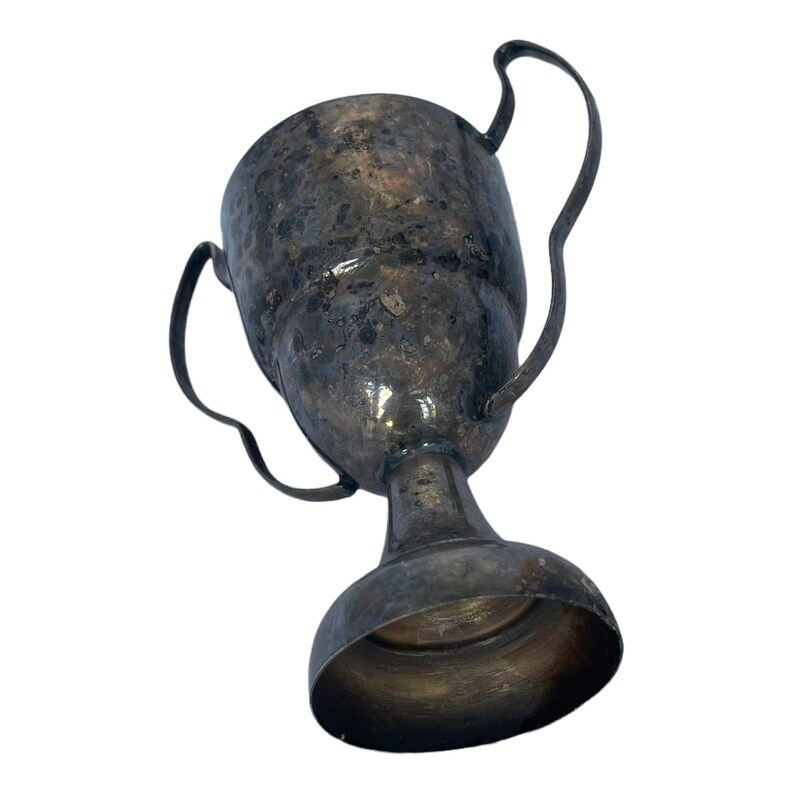Vintage Rustic Trophy Cup 1961 Silver Plated Engraved Trophy - Etsy