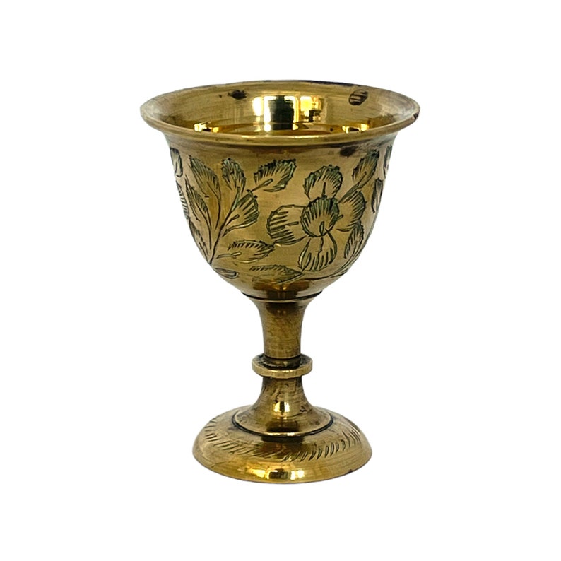 Vintage Brass Chalice Miniature Witches Goblet Spell Goblet - Etsy
