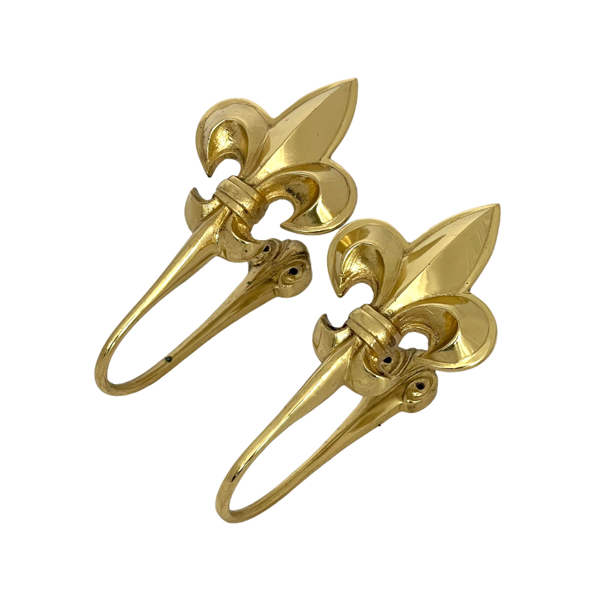 Vintage Fleur De Lis Vintage Pair of Bras Curtain Tie Backs | Etsy