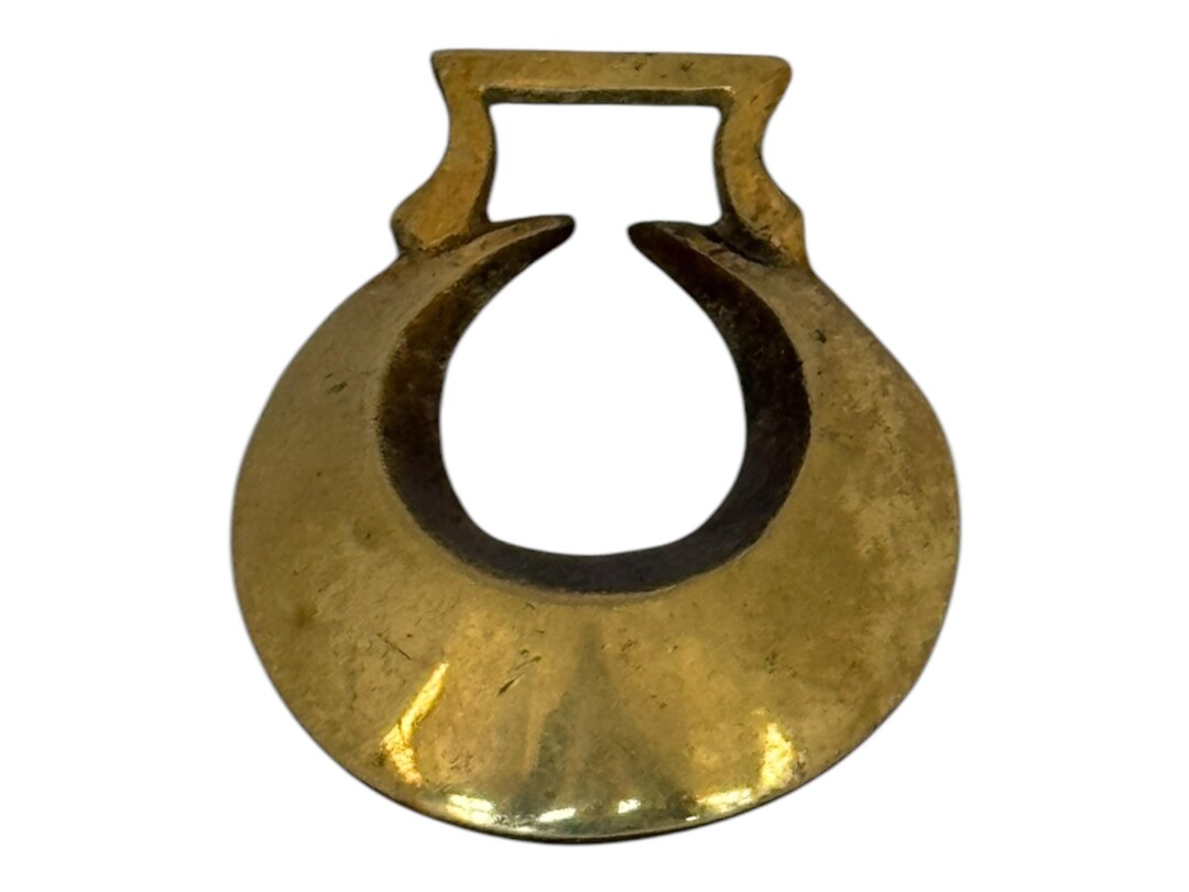 Antique Horse Brass Cresent Moon, Half Moon Hanging, Moon Decor, New ...