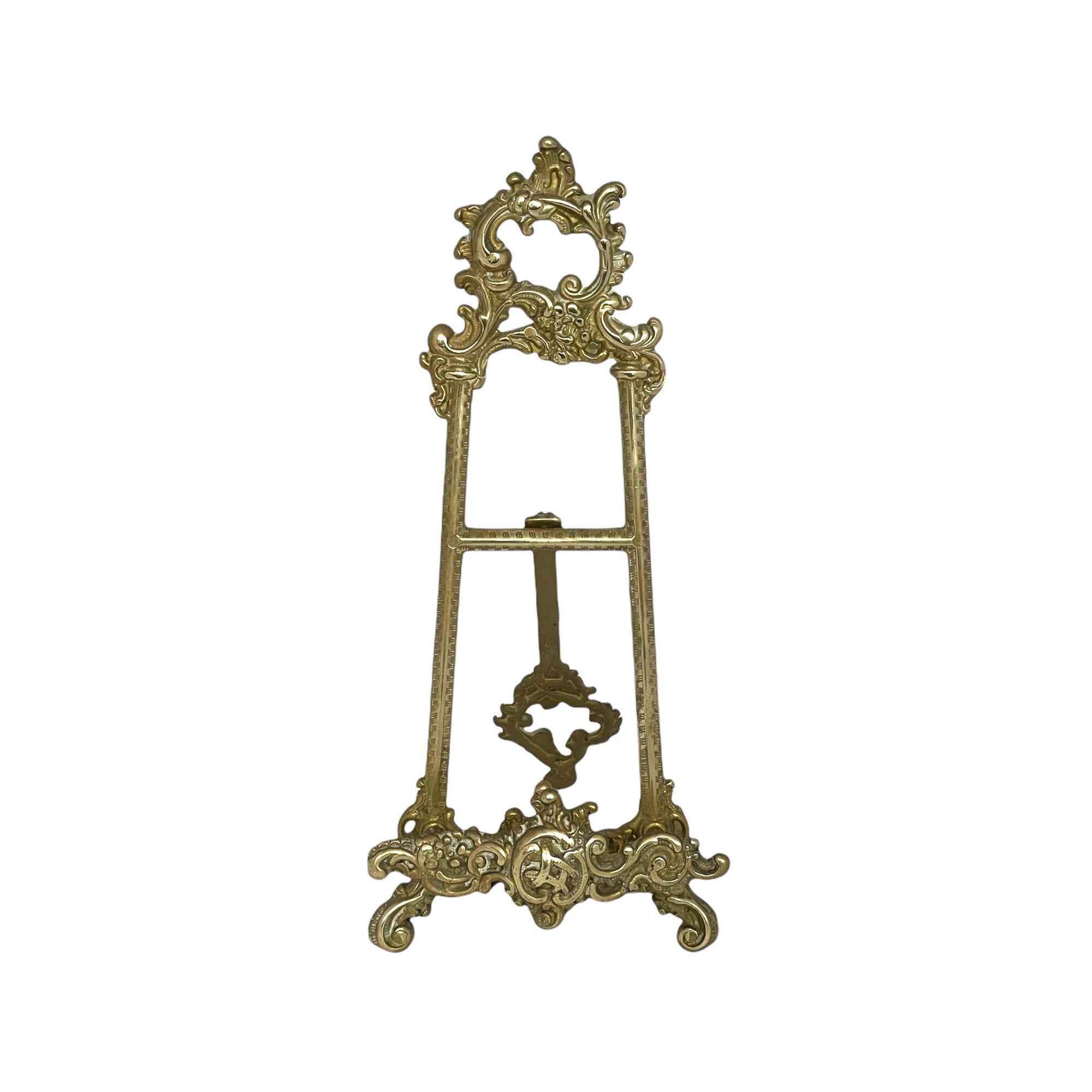 Frames Vintage Brass Picture Stand Easel Tripod Photography Visual Arts ...