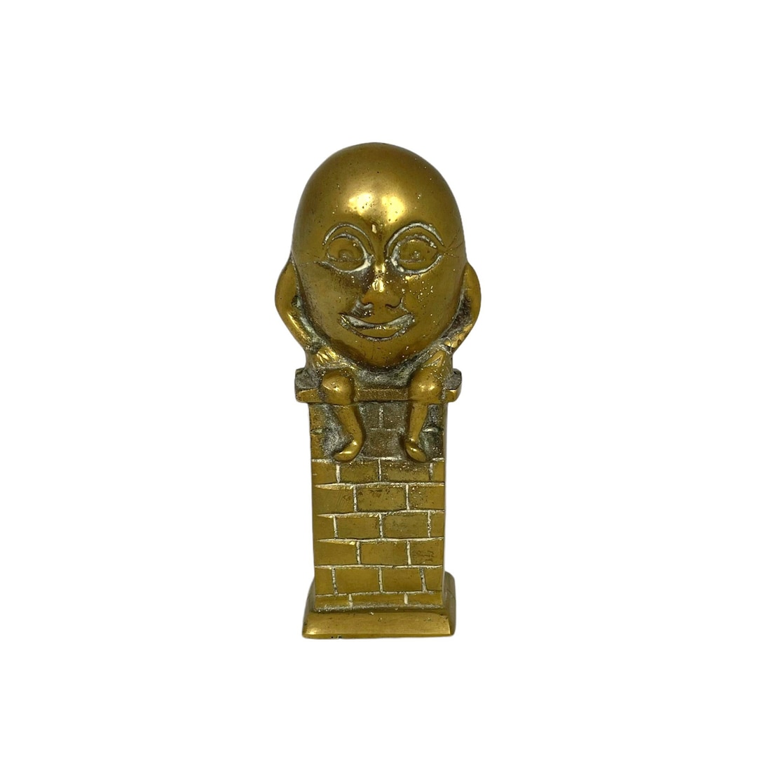 Vintage Brass Humpty Dumpty Money Box: Collectible Coin Bank - Etsy