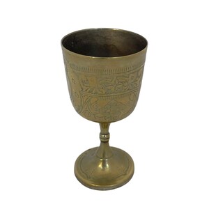 Vintage Witches Silver Chalice, Rustic Small Engraved Chalice, Gothic ...