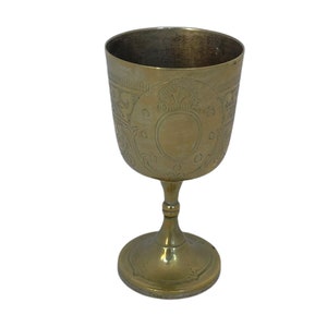Vintage Witches Silver Chalice, Rustic Small Engraved Chalice, Gothic ...