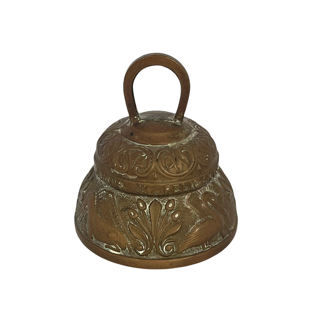 Vintage Old Brass Bell, Evangelist, Sanctus, Apostle Bell, Catholic ...