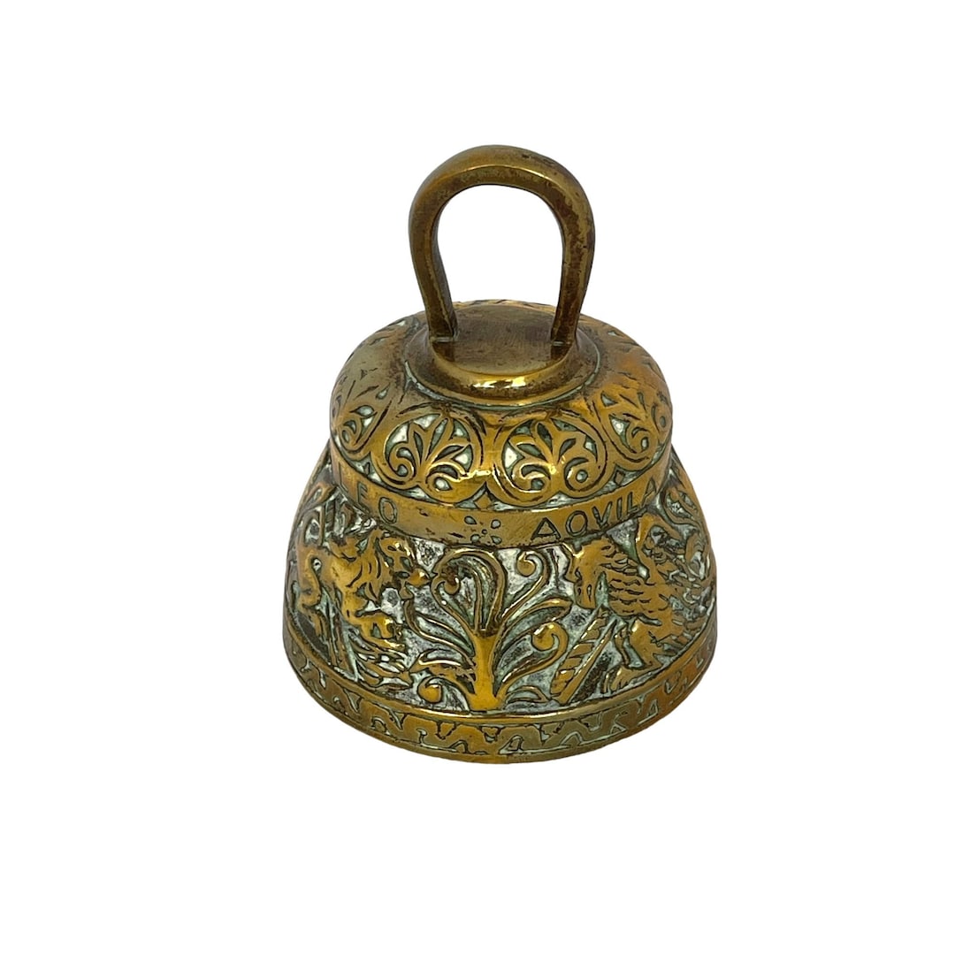Vintage Rustic Brass Bell, Sanctus Bell, Apostle Bell, Church Bell ...