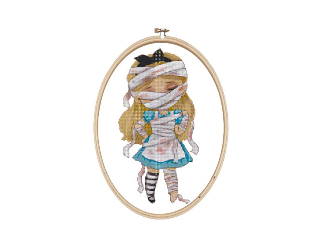 Alice Wonderland Mummy Cross Stitch Pattern Digital Download Pdf ...