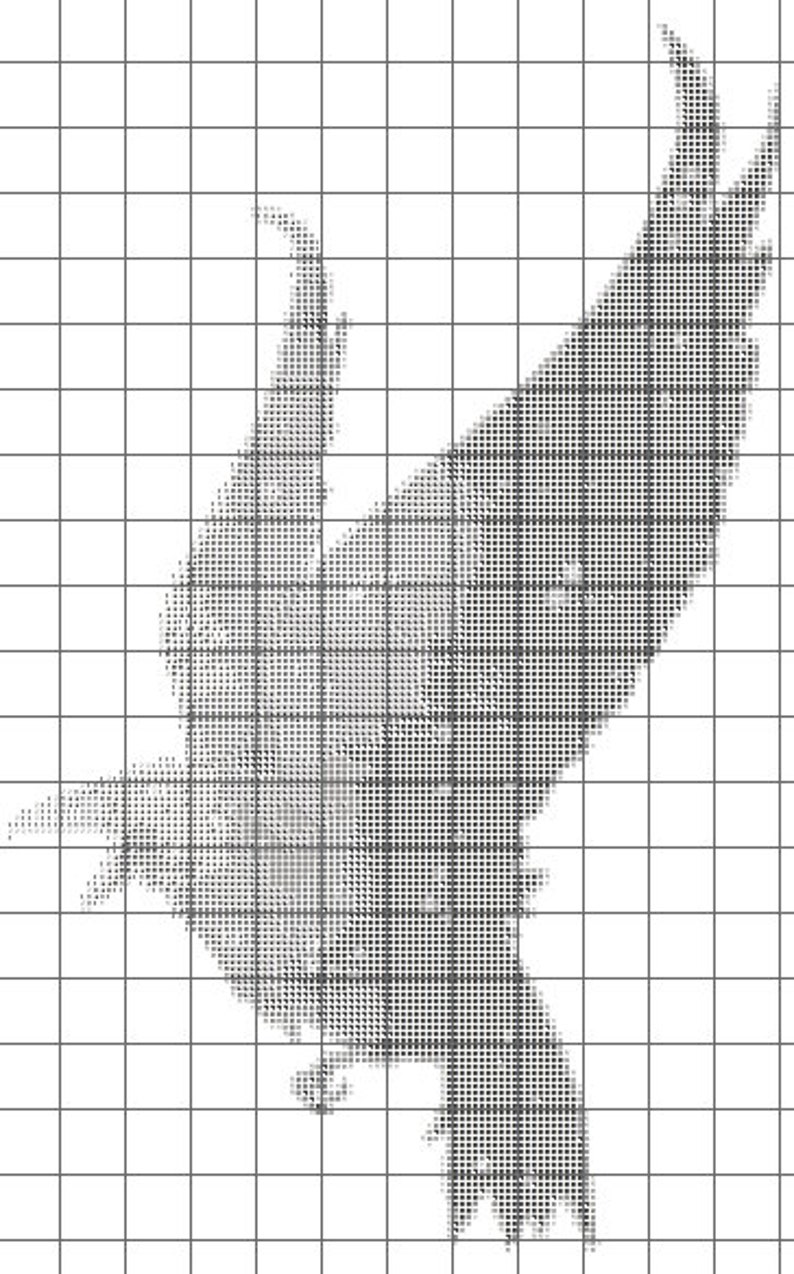 Starlight Raven Cross Stitch Pattern - Etsy
