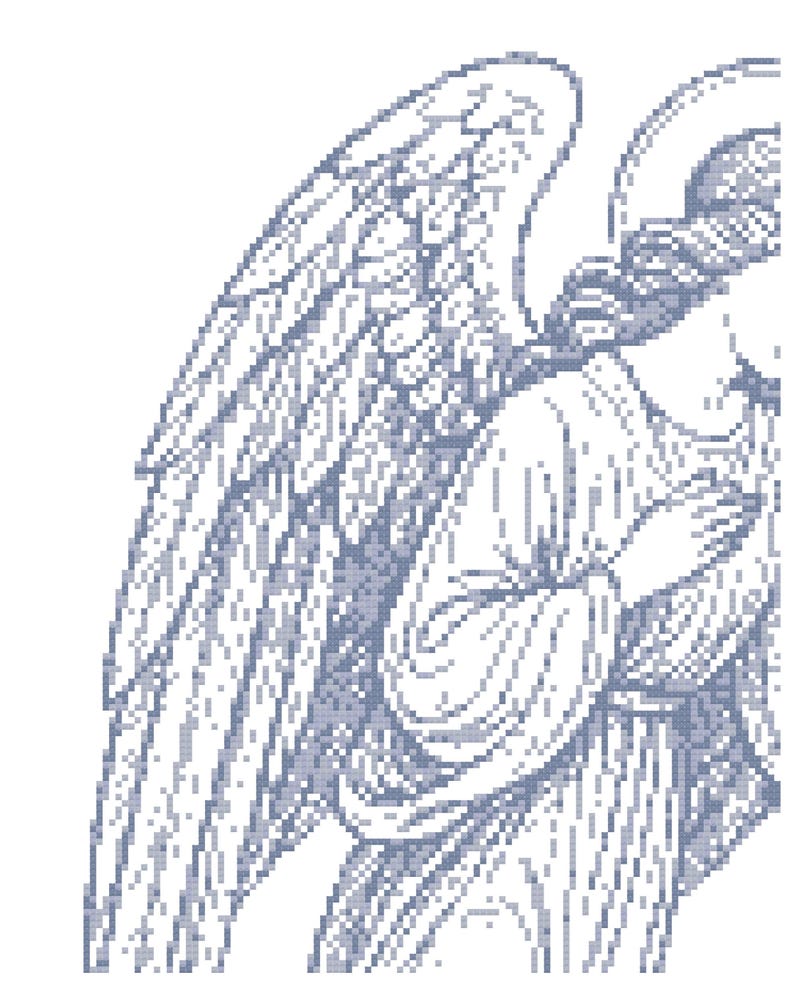 Nativity Angel Cross Stitch Pattern- Pattern Keeper Version Included - Etsy