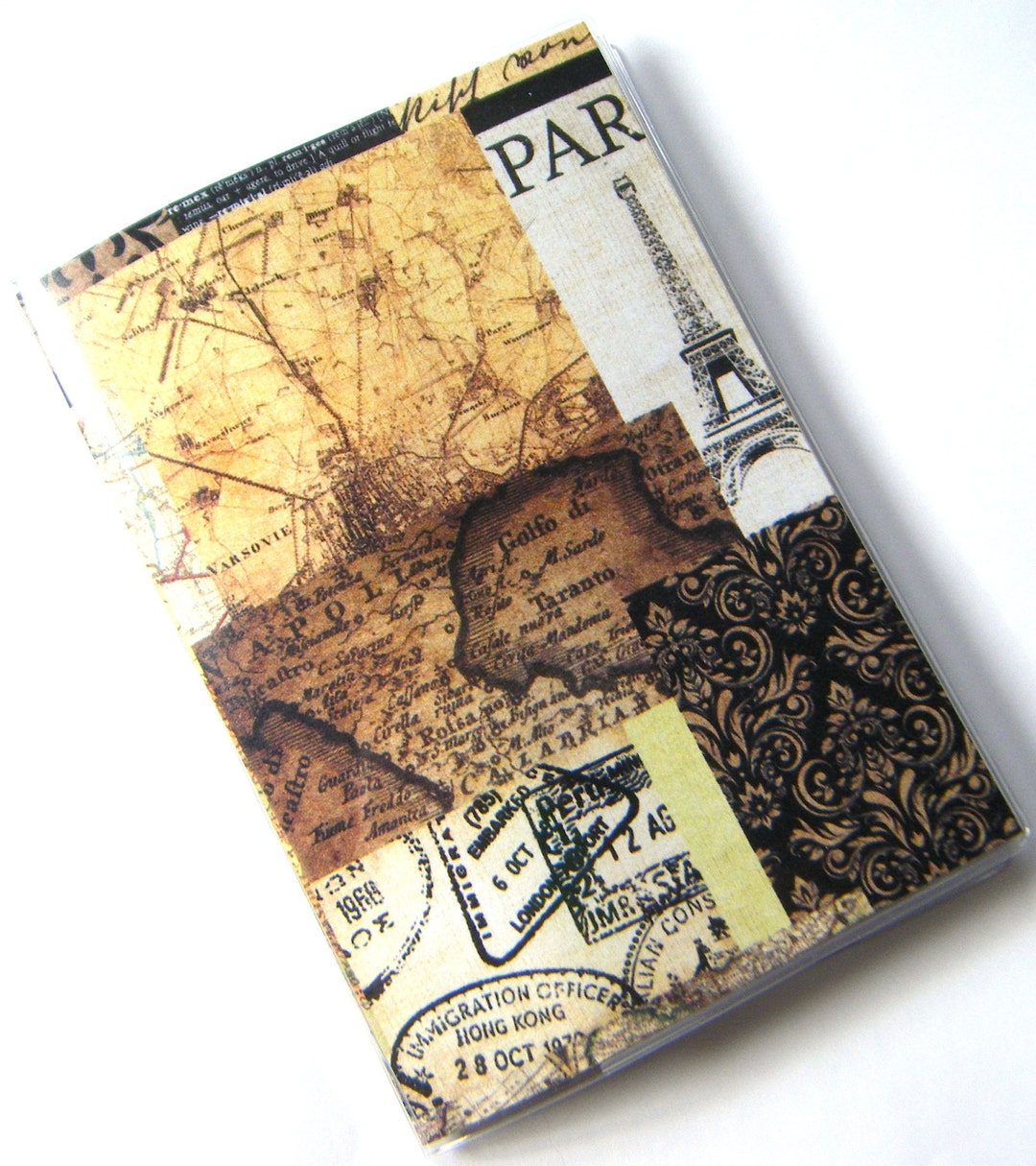 Passport Cover Case Holder Vintage Collage - Etsy