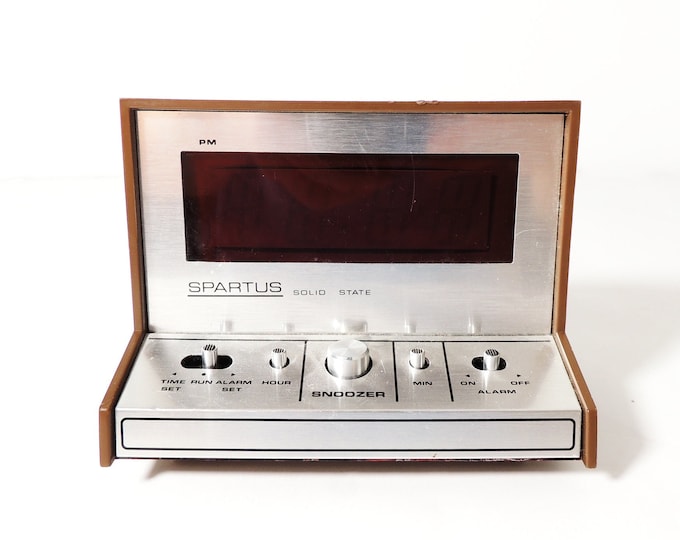 Collectible Modernist Era Spartus Alarm Desk Clock - Etsy