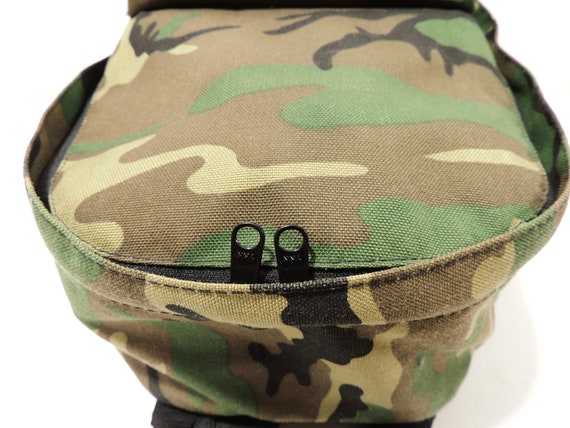 Vintage FIELDLINE Backpack Old school Woodland Camo - Gem