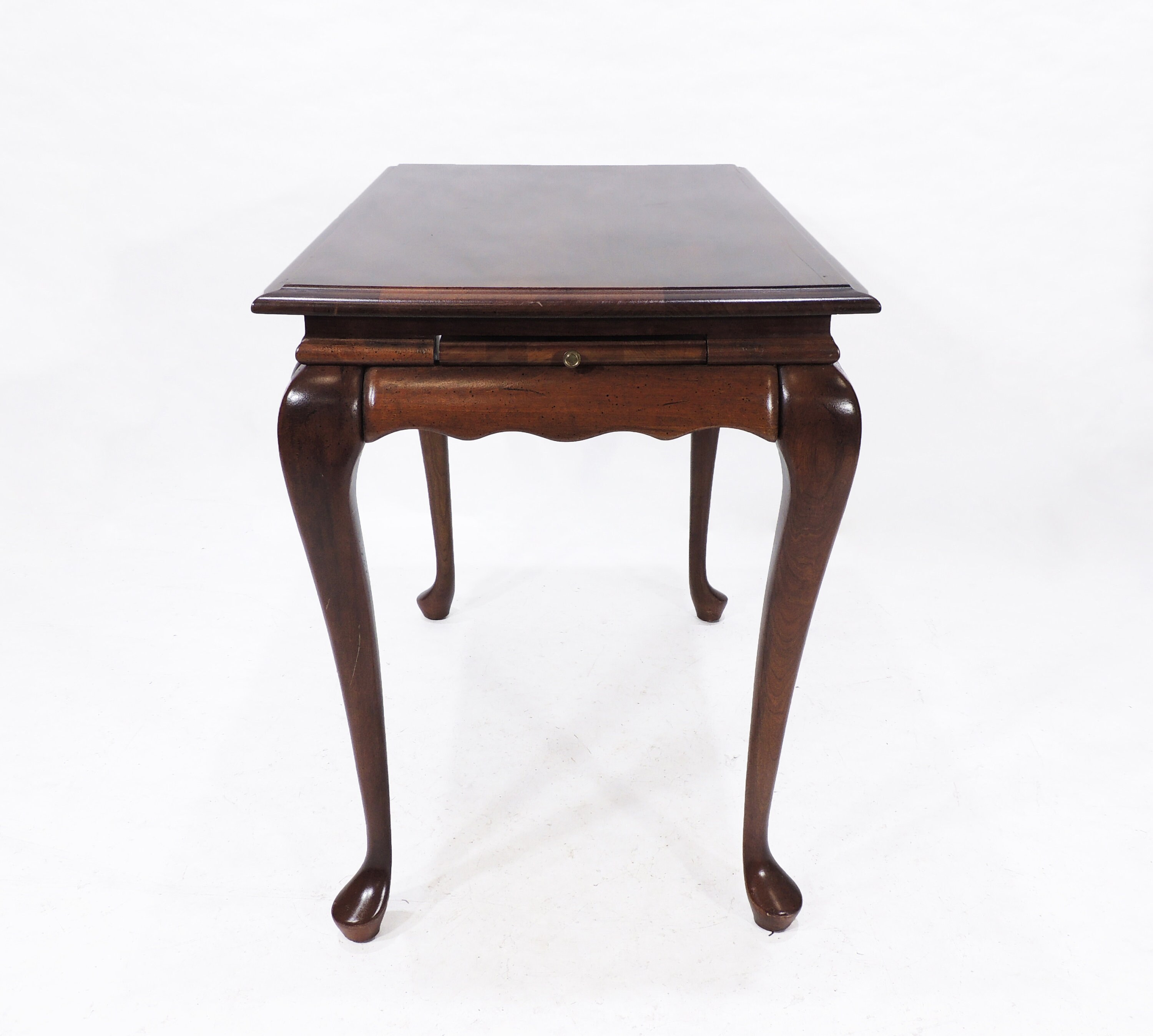 Vintage French Provincial Country Style Side End Table W Two Extendible ...